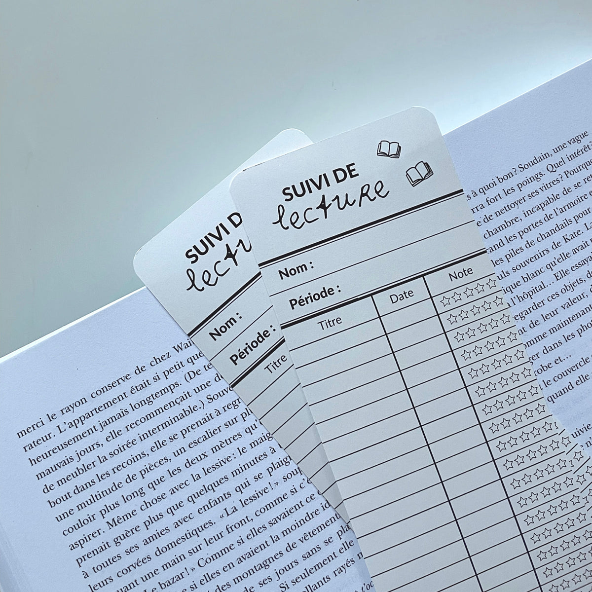 Signets - Accessoire de lecture - Suivi de lecture – Carnet d'autre part